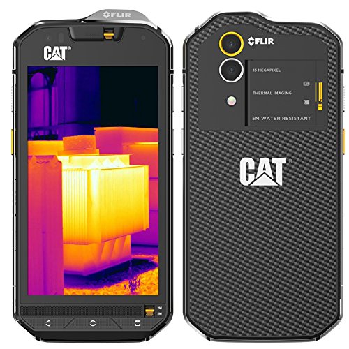 CAT Phones CS60SUBUSAUN S60 Rugged Waterproof 32 GB Smartphone with Integrated FLIR Camera