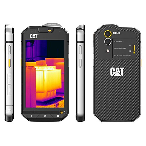 CAT Phones CS60SUBUSAUN S60 Rugged Waterproof 32 GB Smartphone with Integrated FLIR Camera