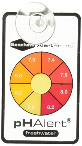 Seachem 3 Pack of pH Alert Devices, Continuously Monitors Freshwater for 3 to 6 Months Each