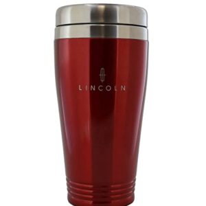 Au-TOMOTIVE GOLD Stainless Steel Travel Mug for Lincoln (Red)