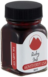 monteverde bottle ink, 30ml, ruby (g309ru)