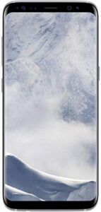 samsung galaxy s8 g950u 64gb unlocked gsm u.s. version phone - w/ 12mp camera - arctic silver