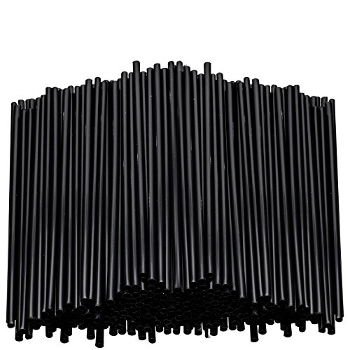 Black Cocktail Straws -500 pack