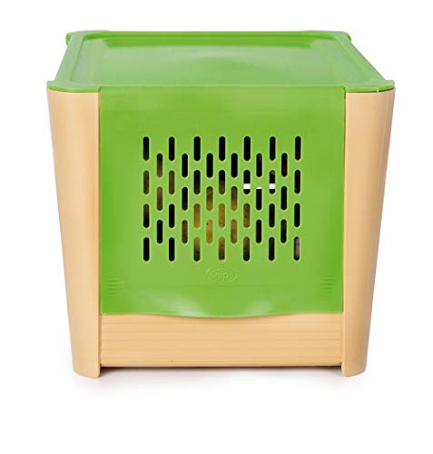 Snips Potato Keeper, 10.04" x 7.87" x 6.89", Green