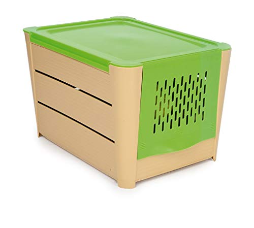 Snips Potato Keeper, 10.04" x 7.87" x 6.89", Green