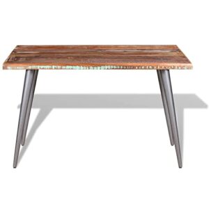 vidaXL Dining Table Solid Reclaimed Wood Vintage Dining Room Dinner Kitchen