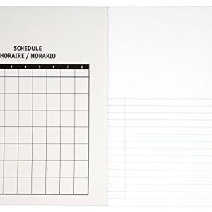 Mead Composition Books/Notebooks, Wide Ruled Paper, 100 Sheets, 9-3/4" x 7-1/2", 3 Pack (38063)