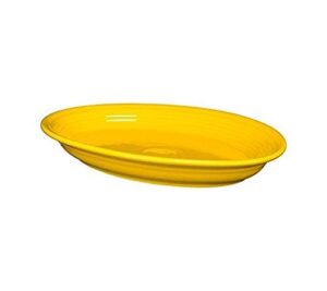 homer laughlin fiesta 13 5/8" oval platter, daffodil