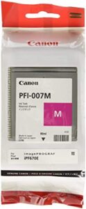 canon 2145c001 pfi-007m magenta ink tank (90ml)