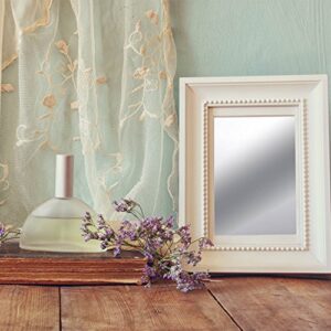 BBTO 9 Pieces Mirror Adhesive Craft Mirrors Shatterproof Sheet Small Mirror Tiles Flexible Self Adhesive Non Glass Mirror Plastic Mirror Wall Stickers, 6 x 9 Inches, 6 x 6 Inches