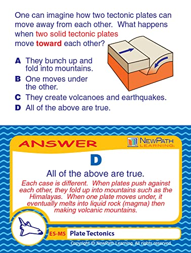 NewPath Learning Plate Tectonics Learning Center Game - Grades 6-9