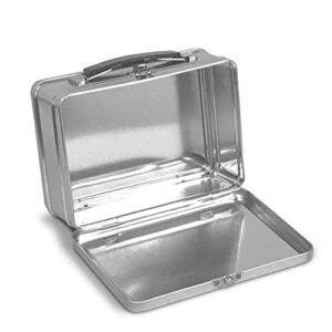 Small Plain Metal Lunch Box