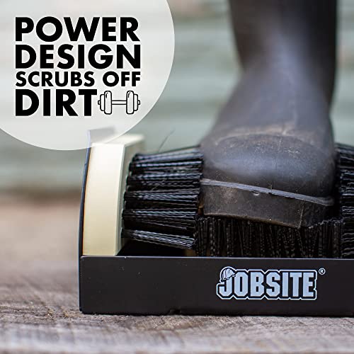 JobSite The Original Boot Scrubber - All Weather Industrial Shoe Cleaner & Scraper Brush, pack of 6