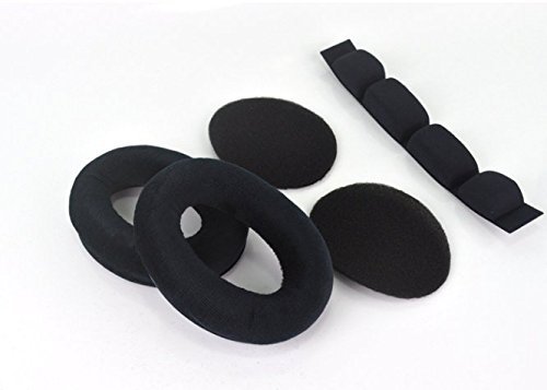 General Headphone Foam Earpads Ear Cushion Pads Ear Cups with Headband Fit for Sennheiser Headphones HD525 HD535 HD545 HD565 HD580 HD600 HD650