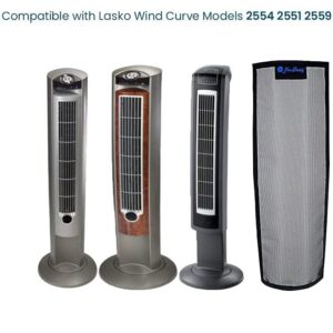 Tower Fan Air Purifying Filter Keeps Your Fan Clean and Running Longer for Cleaner Air and a Cooling Breeze Reusable Compatible with Lasko Wind Curve Fan Models 2254,2551,2559