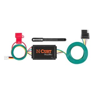 curt 56338 vehicle-side custom 4-pin trailer wiring harness, fits select mazda cx-9