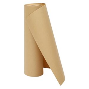 Kraft Paper Roll 12 x 1200 in, Plain Brown Shipping Paper for Gift Wrapping, Packing, DIY Crafts, Bulletin Board Easel (100 Feet)