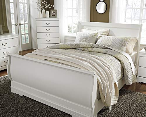 Signature Design by Ashley Anarasia Traditional Queen Sleigh Headboard ONLY, White