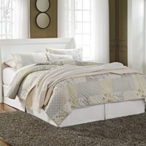 Signature Design by Ashley Anarasia Traditional Queen Sleigh Headboard ONLY, White