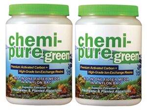 (2 pack) boyd chemi-pure green 11 oz aquarium treatment