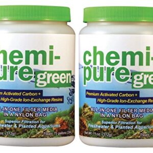 (2 Pack) Boyd Chemi-Pure Green 11 oz Aquarium Treatment