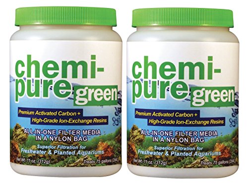 (2 Pack) Boyd Chemi-Pure Green 11 oz Aquarium Treatment