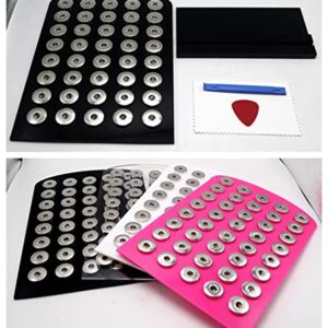 Ladieshow Acrylic Snap Button Jewelry Display Board for Larger Size 12mm 18mm 20mm Button