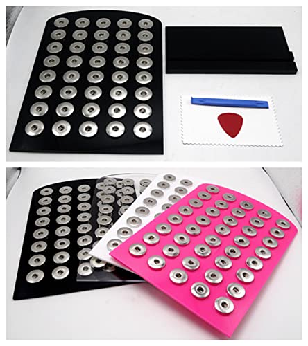 Ladieshow Acrylic Snap Button Jewelry Display Board for Larger Size 12mm 18mm 20mm Button