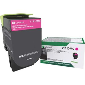 lexmark 71b10m0 unison toner, 2,300 page-yield, magenta