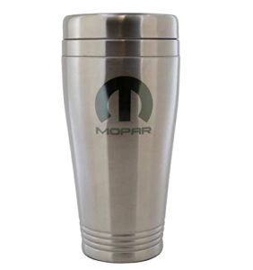 au-tomotive gold stainless steel travel mug for mopar (silver)