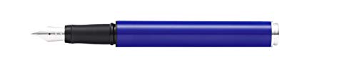 Sheaffer Pop Glossy Blue Fountain Pen with Chrome Trim and Medium Nib