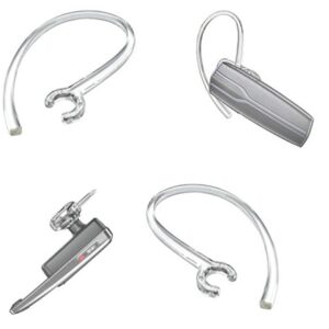 Universal Small Clamp Bluetooth Ear Hook Loop Clip Replacement - Set of 9 Clear