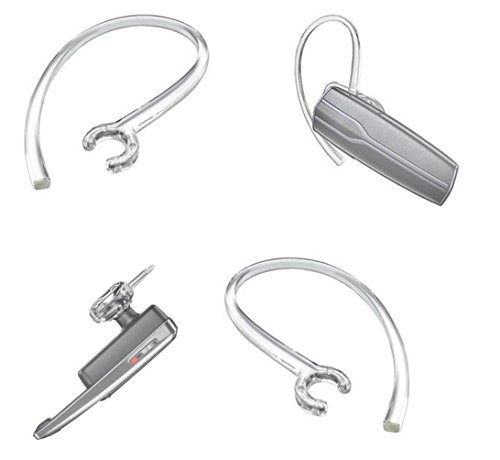 Universal Small Clamp Bluetooth Ear Hook Loop Clip Replacement - Set of 9 Clear