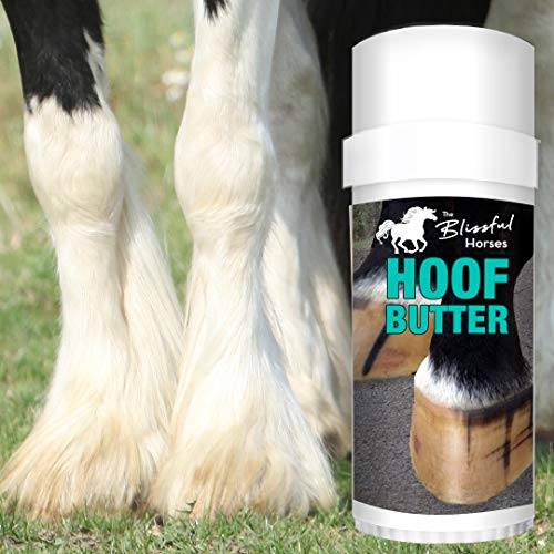 The Blissful Horses Hoof Butter All Natural Support for Your Horse's Hooves, 2-Ounce