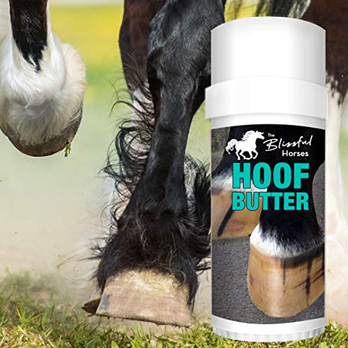 The Blissful Horses Hoof Butter All Natural Support for Your Horse's Hooves, 2-Ounce