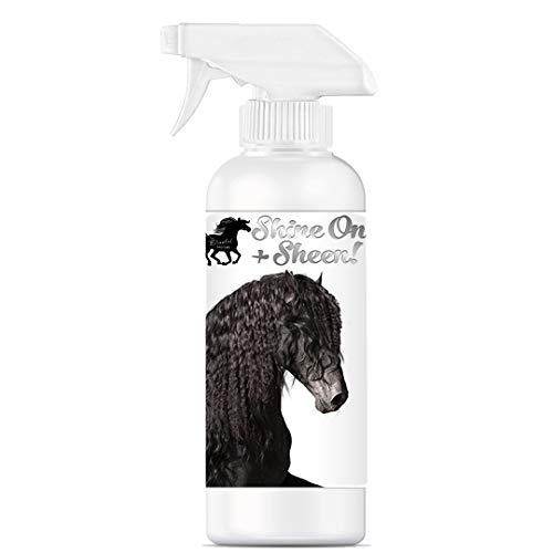 The Blissful Horses Shine-On Detangling Spray, 16-Ounce