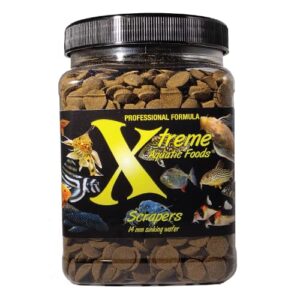 xtreme aquatic foods 2223-e 9mm cat scrapers disk, 18 oz