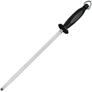 utopia kitchen 12 inch honing steel knife sharpening steel sharpening rod black