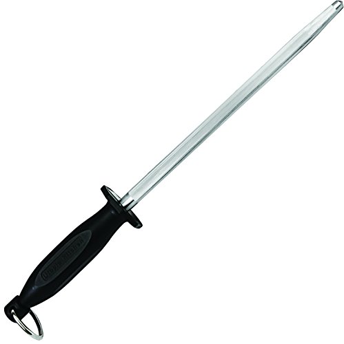 Utopia Kitchen 12 Inch Honing Steel Knife Sharpening Steel Sharpening Rod Black