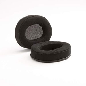 dekoni audio replacement ear pads compatible with audio technica ath-m50x, m series and sony mdr7506 headphones (elite velour)