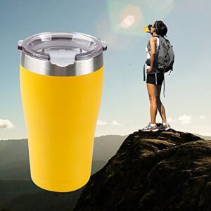 Tahoe Trails 30 oz Stainless Steel Tumbler Vacuum Insulated Double Wall Travel Cup With Lid, Mango 69-235-1002