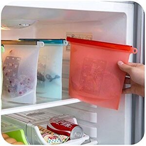 Reusable Silicone Food Bag Storage, 4 Packs