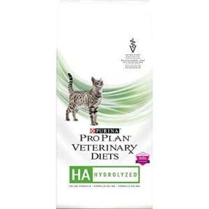 purina pro plan veterinary diets ha hydrolyzed feline formula dry cat food - 4 lb. bag