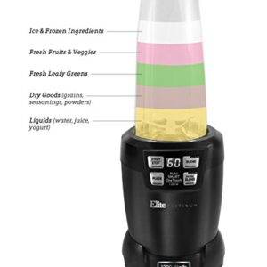 Elite Platinum EPB-5455 Nutri-Blender, Black