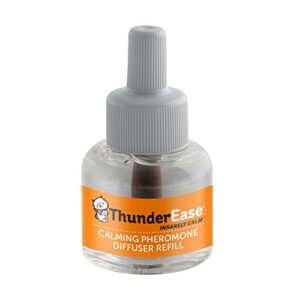 ThunderEase Cat Calming Pheromone Diffuser Refill | Powered by FELIWAY | Reduce Scratching, Urine Spraying, Marking, and Anxiety (60 Day Supply)