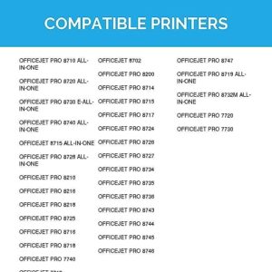 LD Products Compatible Replacements for HP 952XL Ink Cartridges 952 XL High Yield (3 Set- Cyan, Magenta, Yellow) Compatible with OfficeJet: 7740, 8702, 8715 and OfficeJet Pro: 7740, 8210, 8216, 8218