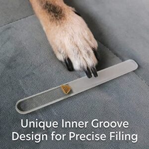 Small Dog Nail File Paw Grooming, Trimming & Shaping, Gentle, Painless Pet Nail Filer for Claws & Paws, Ideal for Small Dogs, Cats, Birds - Premium Czech Glass Bona Fide Beauty