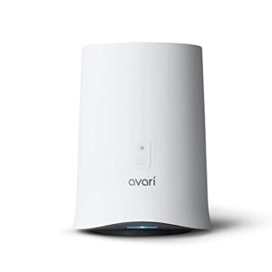 Avari 600 Tabletop Personal Air Purifier with Electrostatic Charged Filter (Better than HEPA) Filters Pollen, Smoke, Mold, Dust, Pet Dander - White