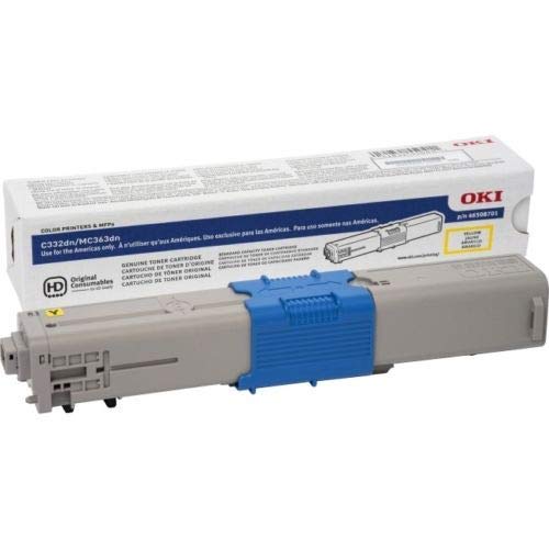 OKIData 46508701 OKI - Yellow - original - toner cartridge - for OKI MC363dn, C332dn