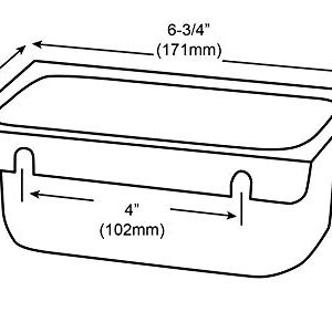 Captive-Aire F15-2500 1/2" Pint Grease Cup New Style, Flanged Slotted